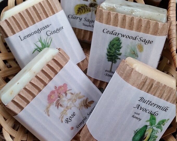 6 Pack of All Vegetable Soap - Etsy