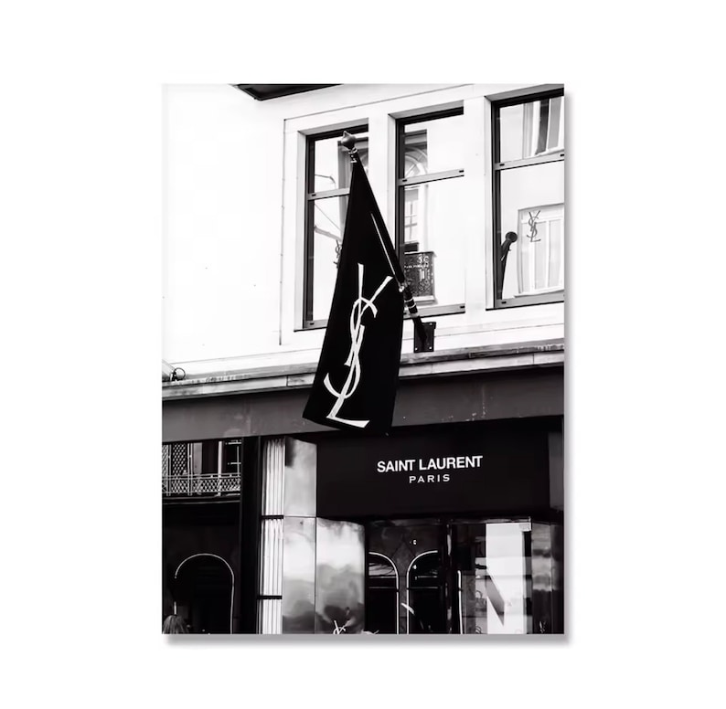 Custom YSL Canvas Art- Handmade Luxury Fashion Wall Decor - Etsy