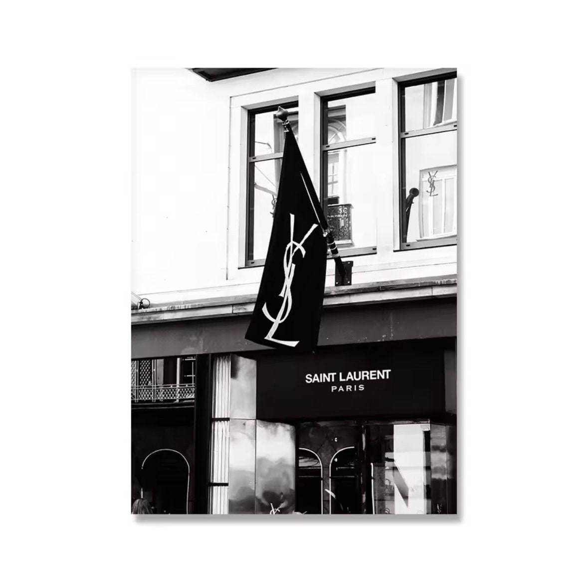 Custom YSL Canvas Art- Handmade Luxury Fashion Wall Decor - Etsy