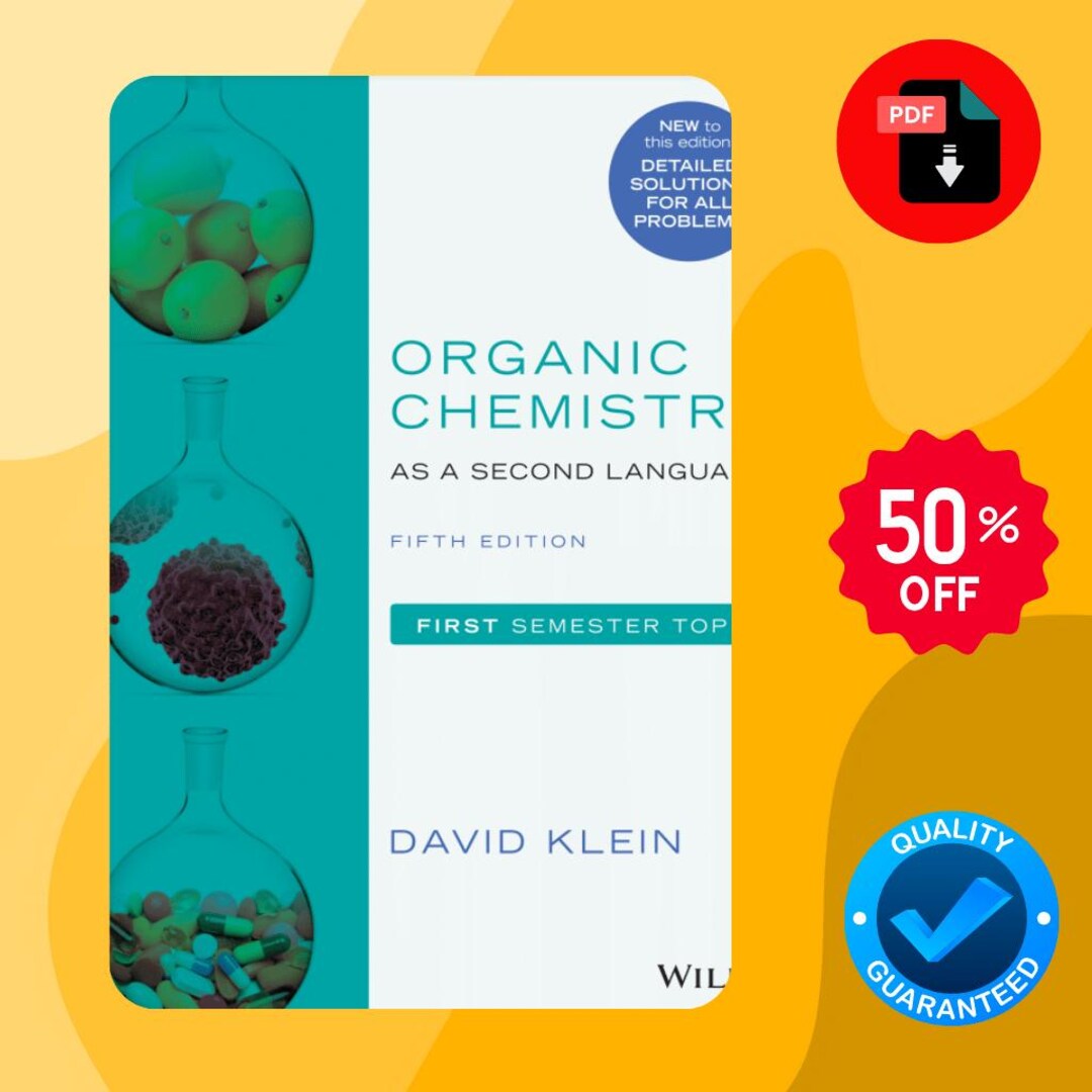 Organic Chemistry as a Second Language: First Semester Topics - Etsy