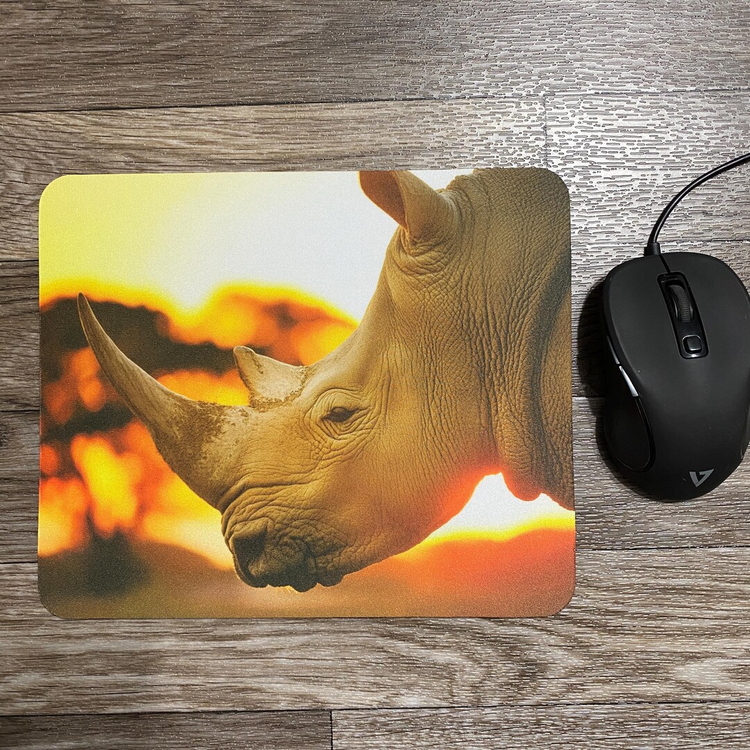 Rhino in Serengeti National Park Savanna Plains Africa | Fabric Mouse ...
