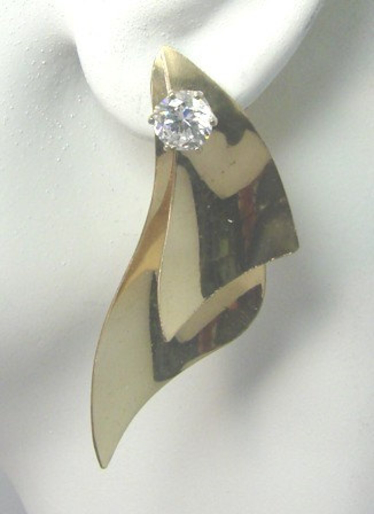 EARRING JACKETS for Studs Gold Dangle Jacket Diamond | Etsy