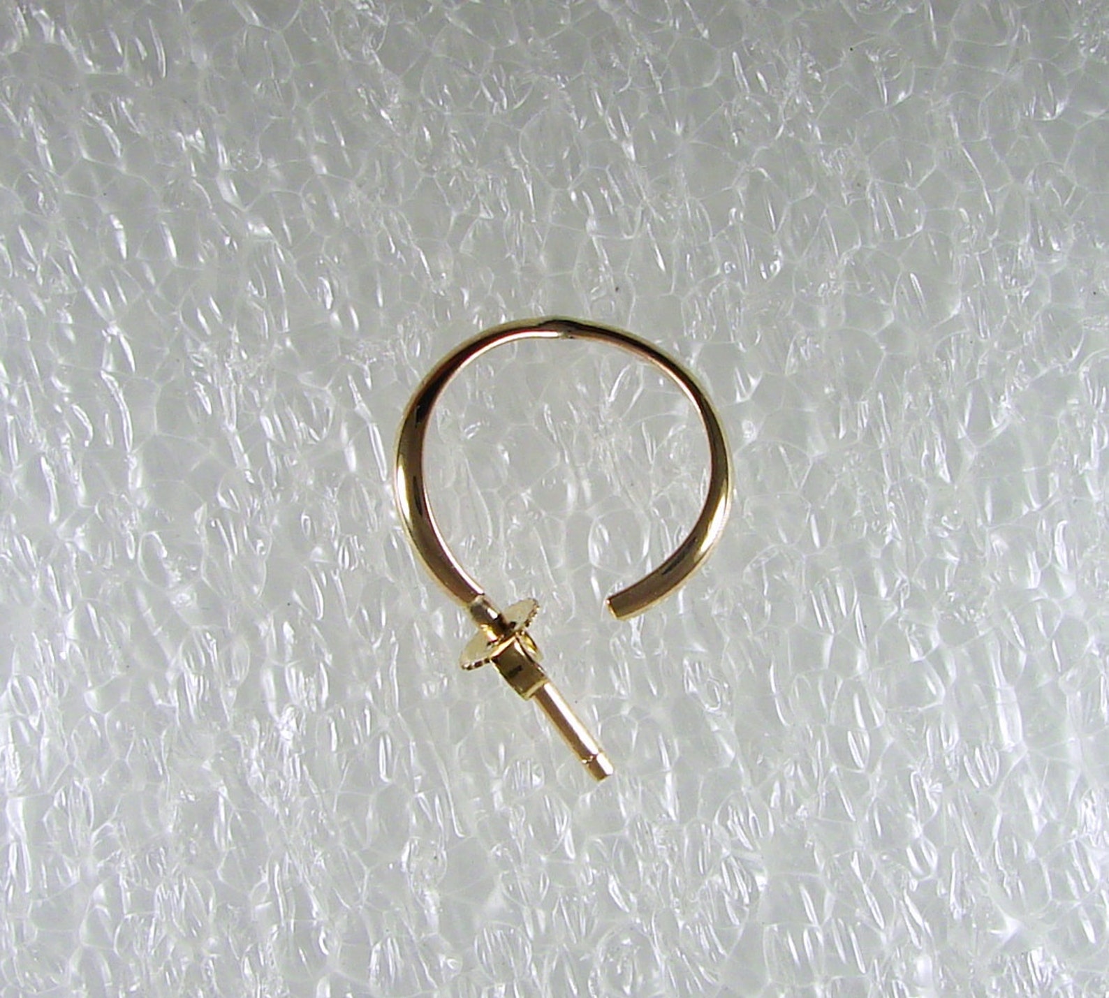 Conch Piercing Conch Pierced Gauge Earring Hex Piercing | Etsy