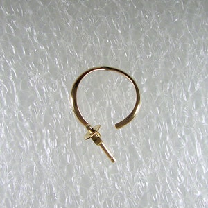 Conch Piercing, Conch Pierced Gauge Earring, Hex Piercing, Gold Conch ...