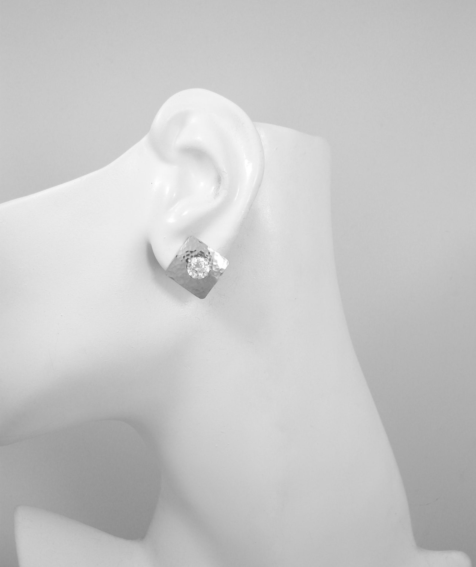 Silver Dangle Ear Jacket Earring Jackets for Studs Diamond - Etsy