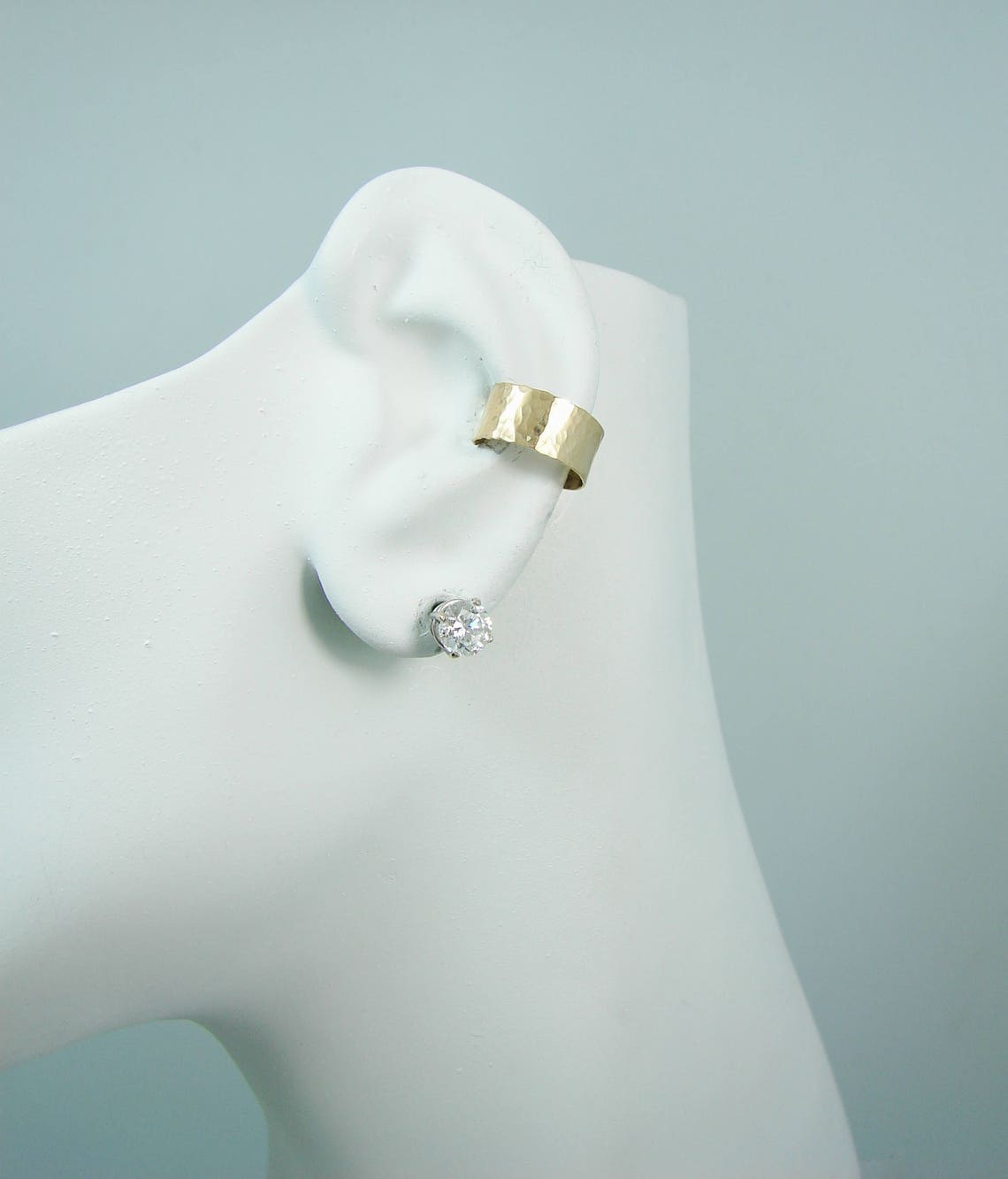 Ear Cuff 14K Solid Gold Ear Cuff Non-pierced Earcuff | Etsy