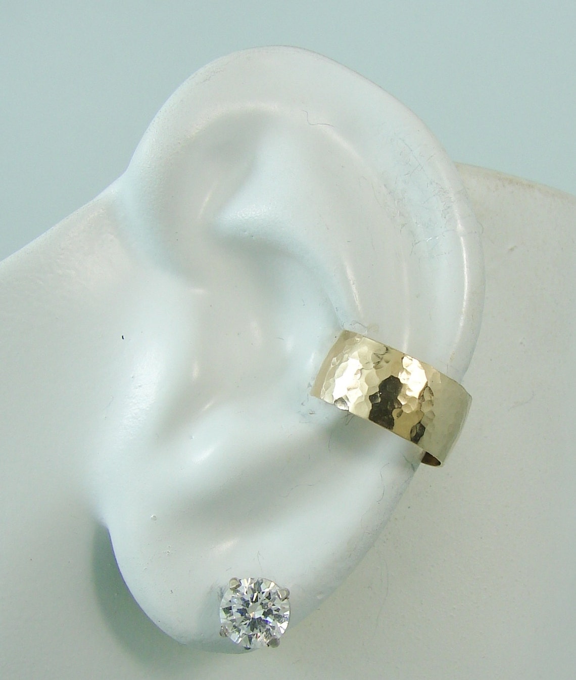 Conch Pierced Cartilage Earring Gold Gauge Piercing Conch - Etsy
