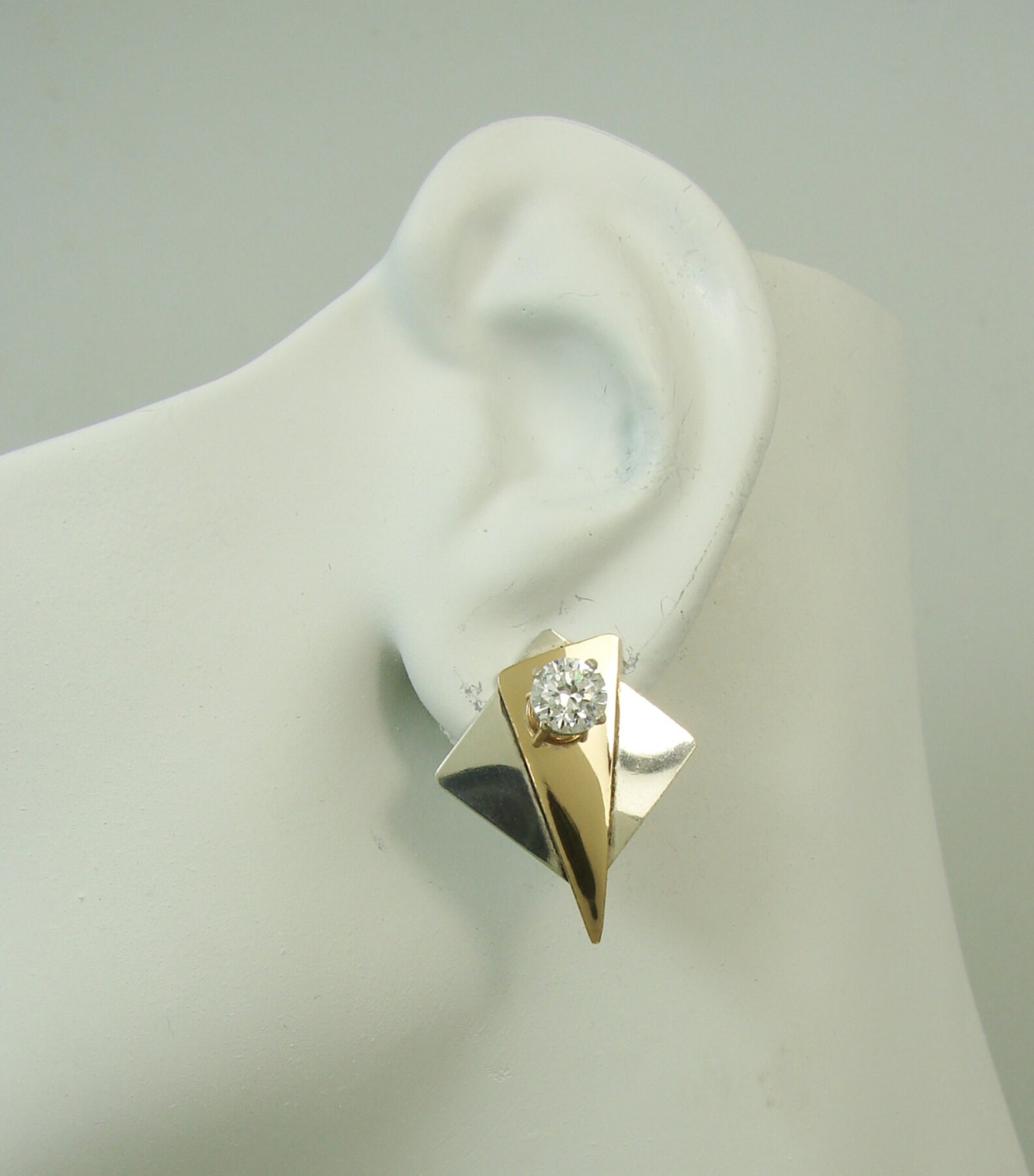 EARRING JACKETS, Diamond Jackets, Ear Jacket for Studs, Post Ear ...