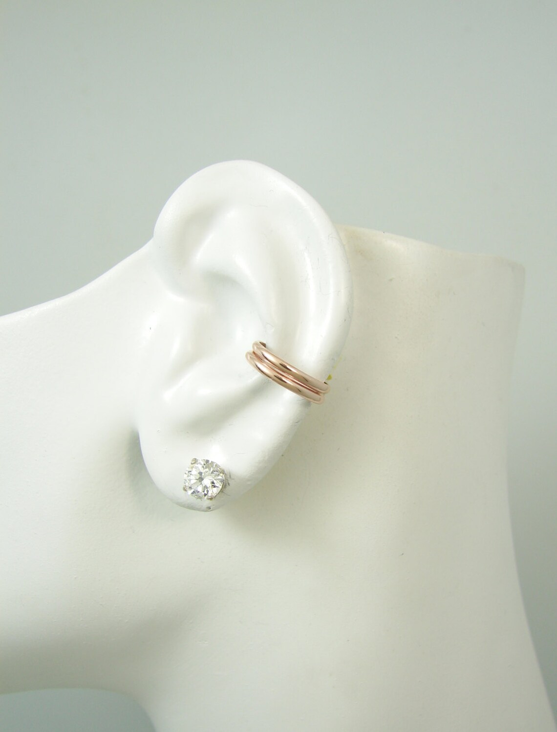 Ear Cuff, Pink Rose Gold, Ear Band, No Piercing, Cartilage Earcuff ...