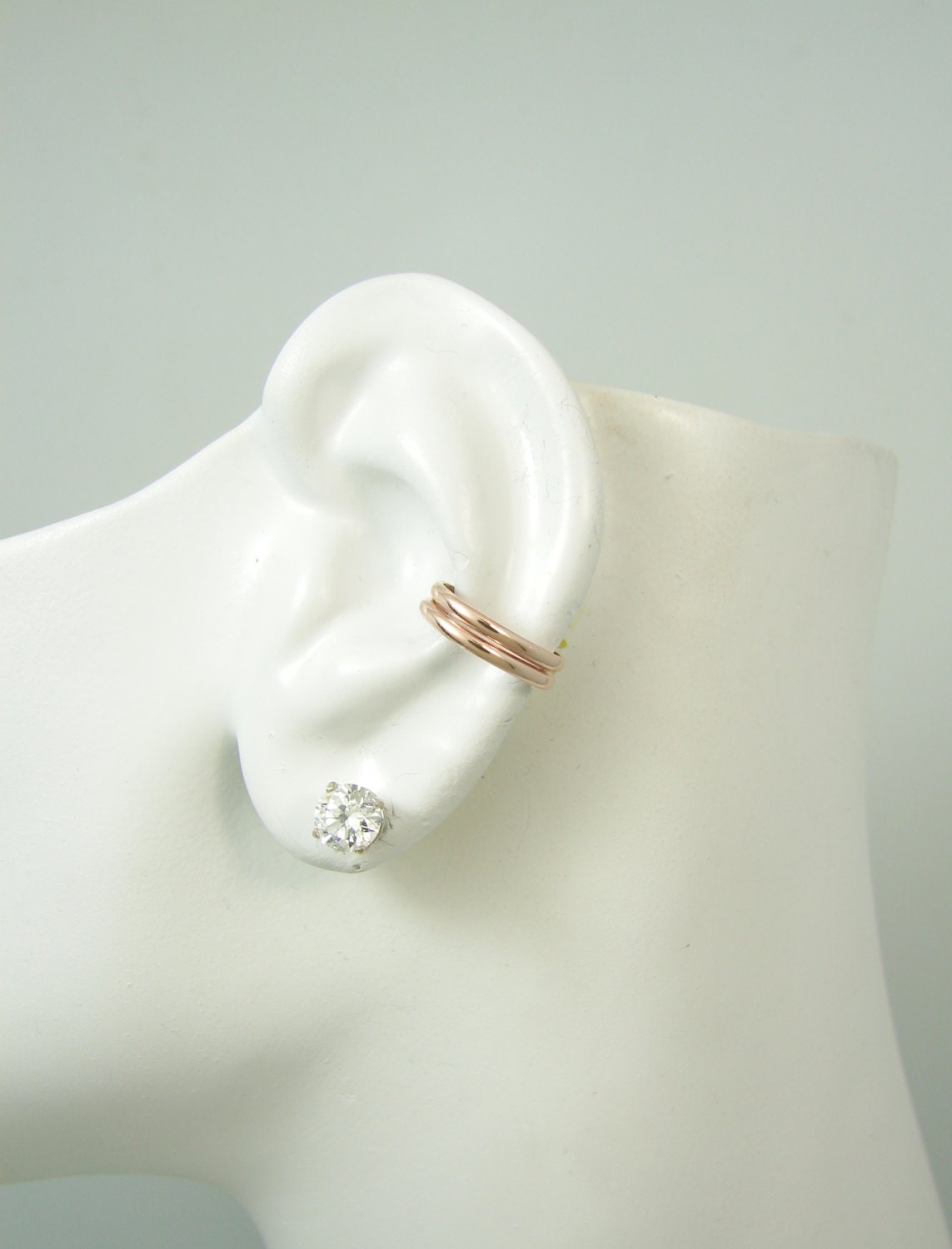 Ear Cuff, Pink Rose Gold, Ear Band, No Piercing, Cartilage Earcuff ...