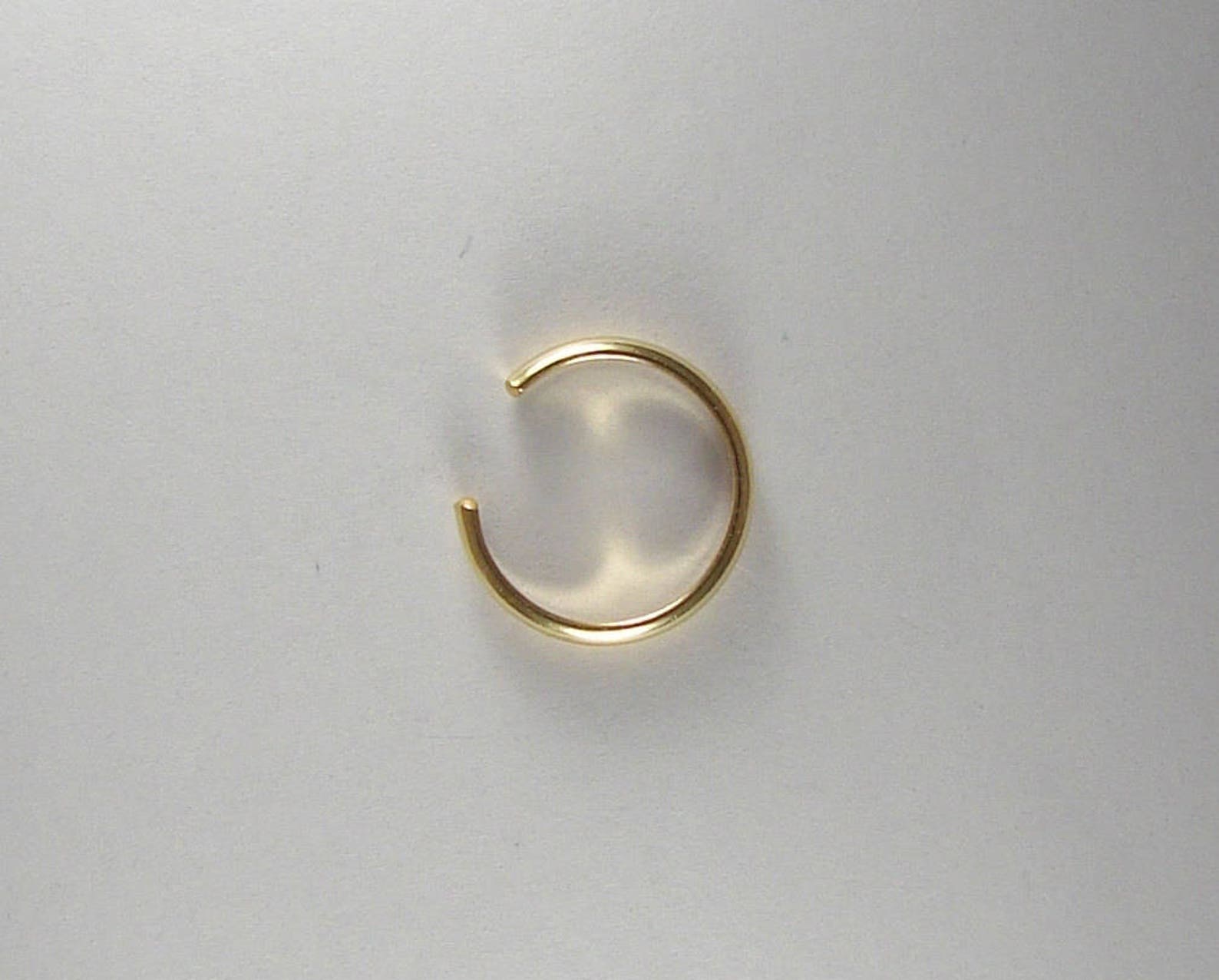 Ear Cuff 14K Solid Gold Ear cuff Non-pierced earcuff | Etsy