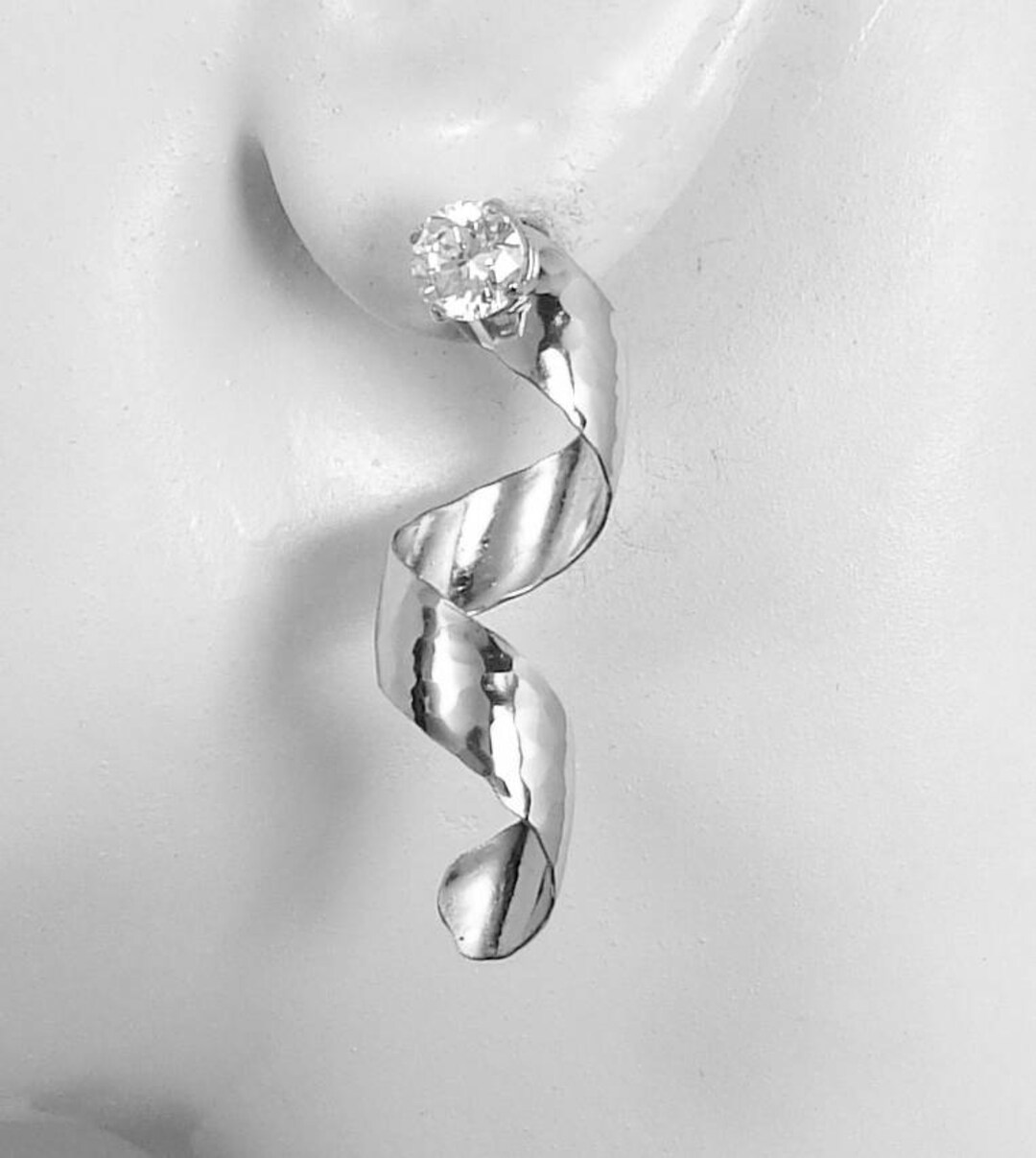 Earring Jackets for Studs, Diamond Jackets, Silver Post Earring Jackets ...