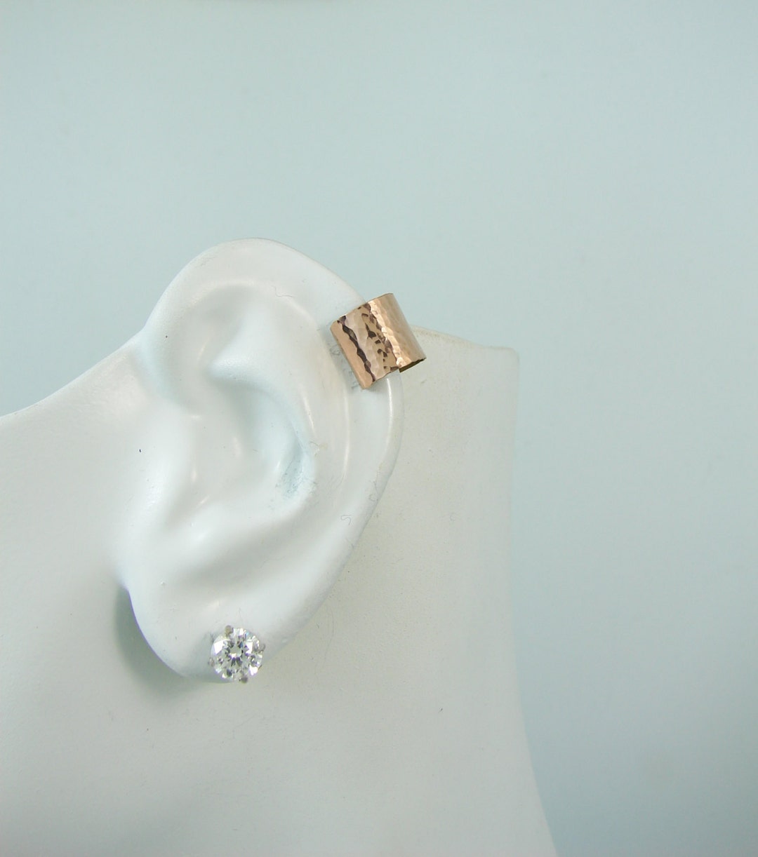 MINI Ear Cuff No Piercing 14K ROSE Gold Filled Cuff, Fake Helix Earring ...