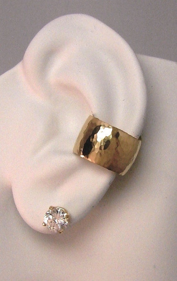 Ear Cuff Pink 14K ROSE Gold Ear cuffNon-pierced Cartilage | Etsy