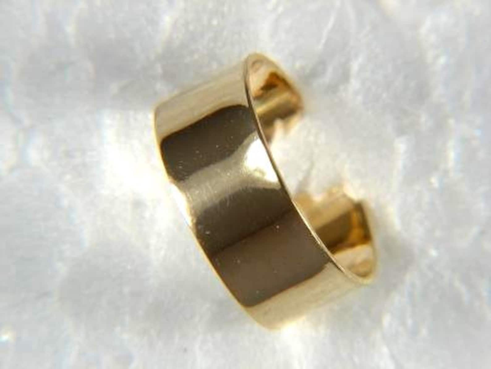 Ear Cuff, 14K Gold Ear Cuff, Non-pierced, Cartilage Wrap, Earring Fake ...