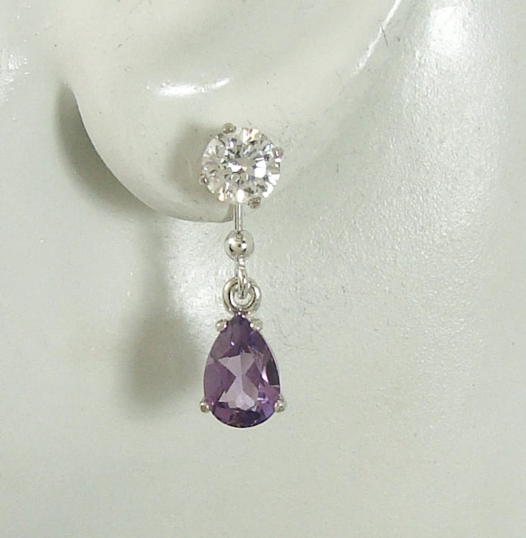 Earring JACKETS for Studs, Jackets for Diamonds, Ear Jacket Silver ...