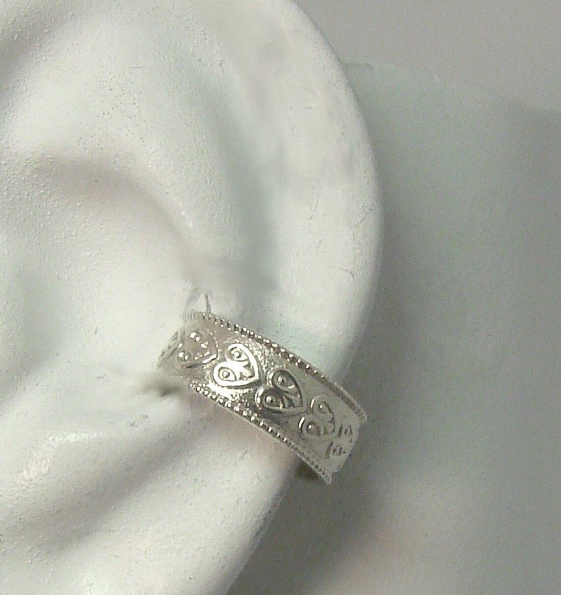 Ear Cuff Silver Ear Band Non-pierced Cartilage Wrap Earring - Etsy