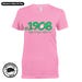 Women's T-shirt, Pink and Green, 1908, HBCU, Women's Shirts, Women's ...