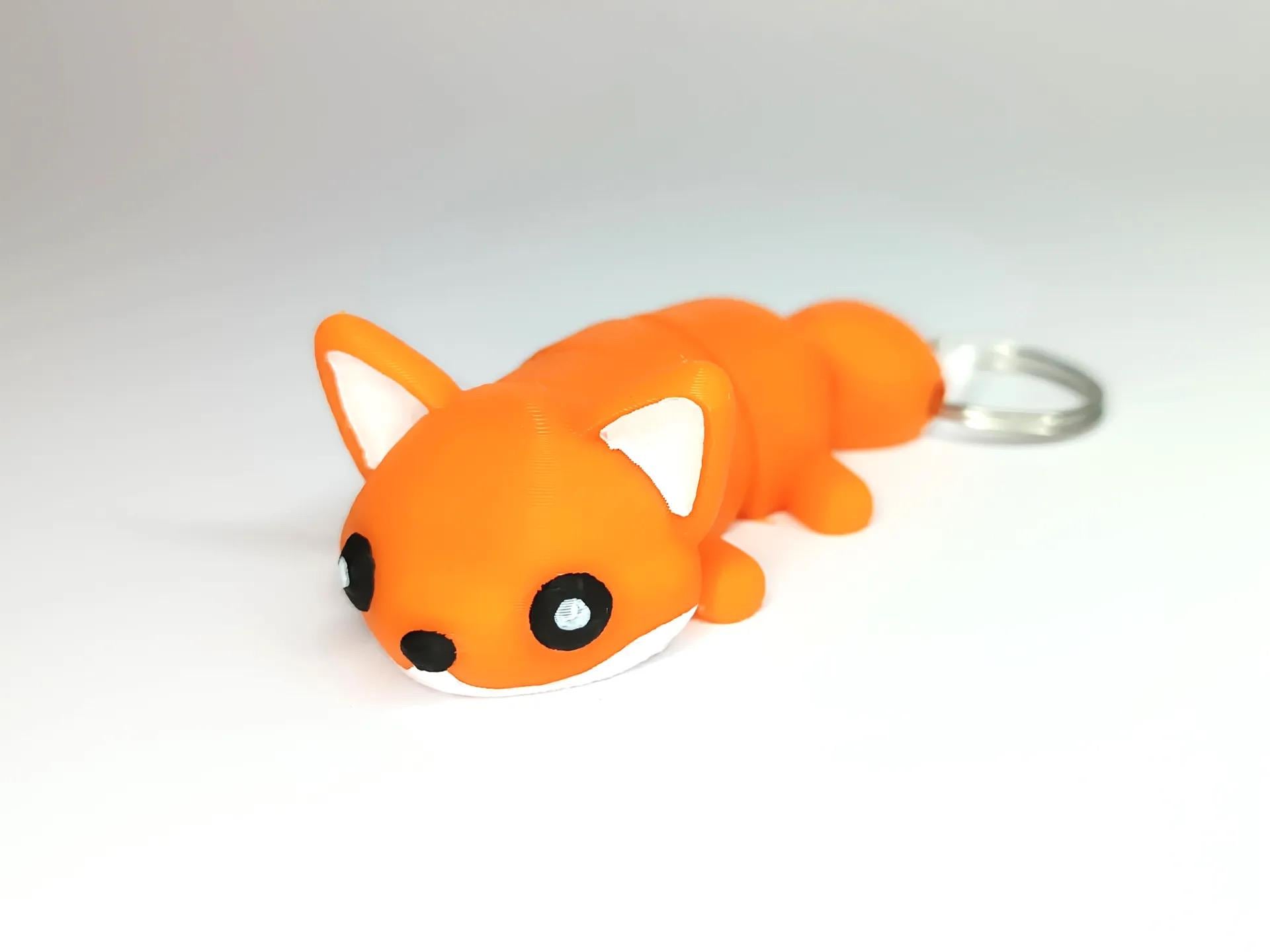 Cute Flexi Animals Keychain - Etsy