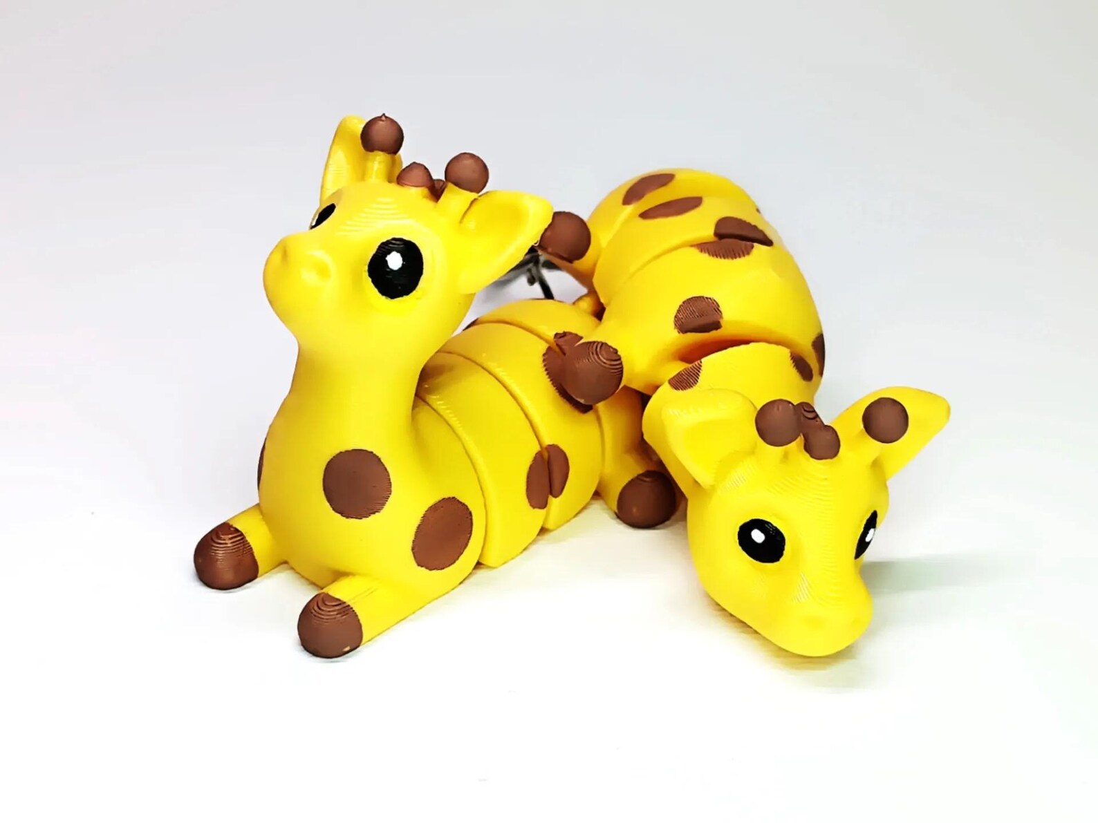 Cute Flexi Animals Keychain - Etsy