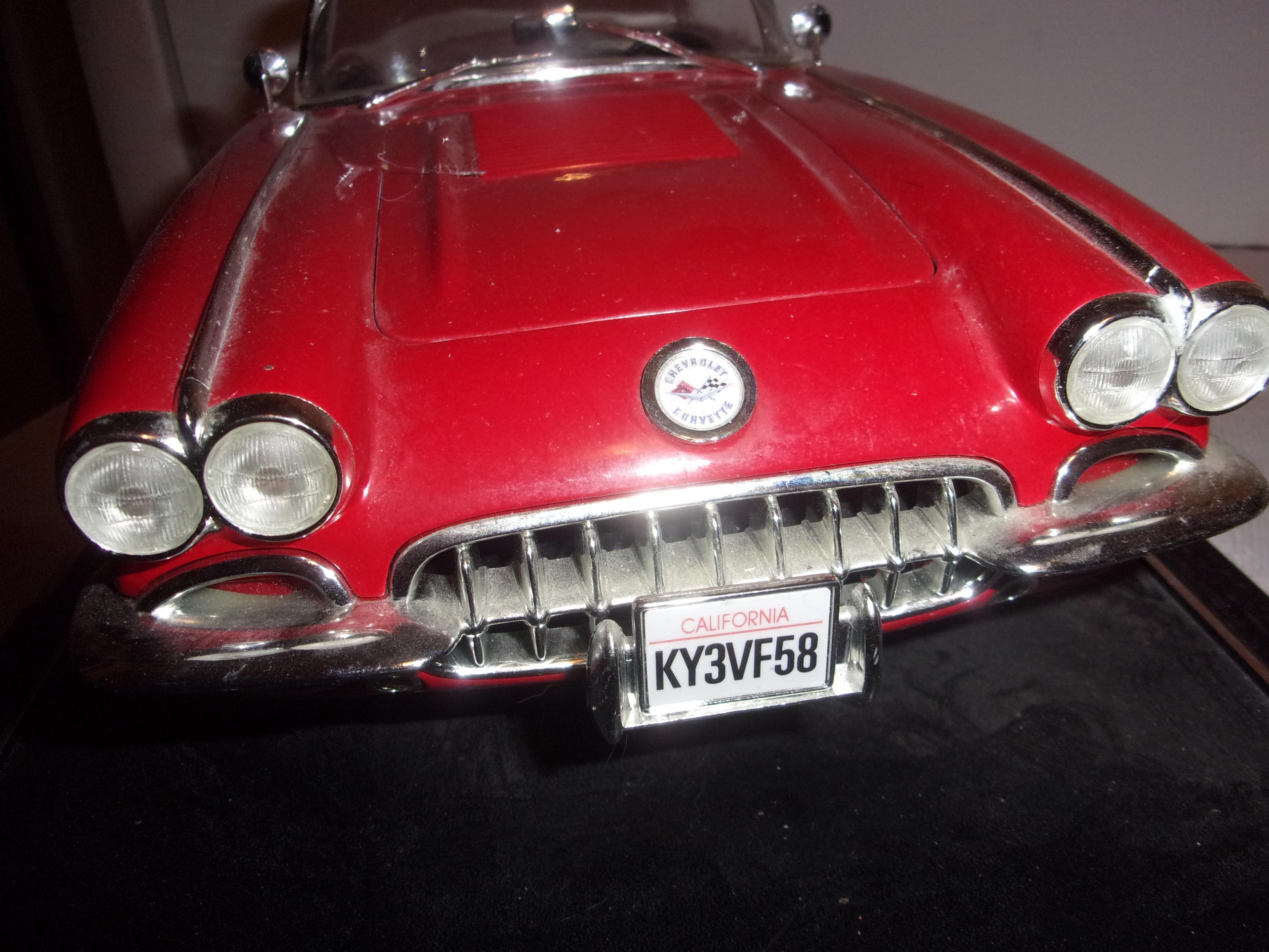 1958 Chevrolet Corvette Model Car - Etsy