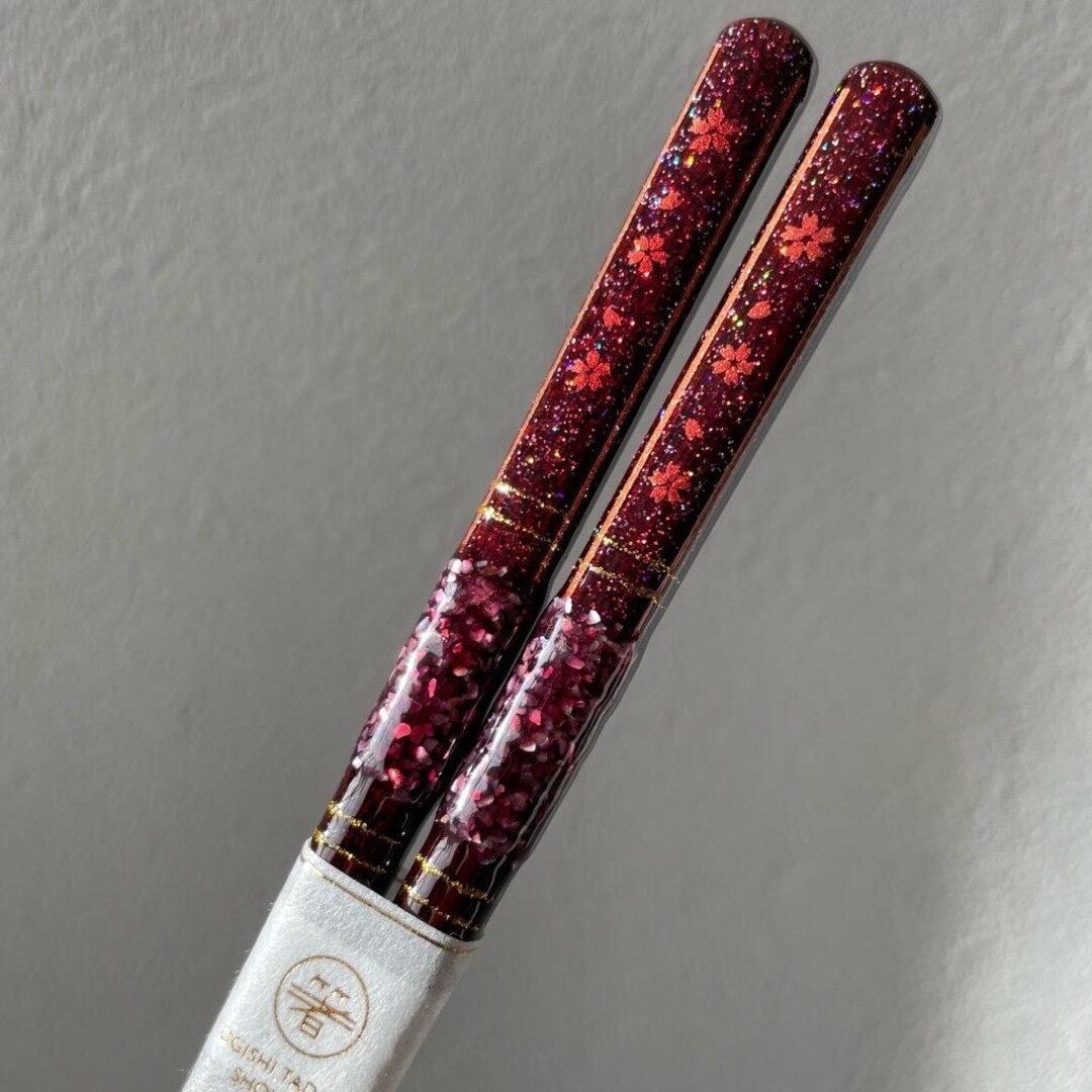 Wakasanuri Hashi Yakouzakura Red & Blue - Etsy