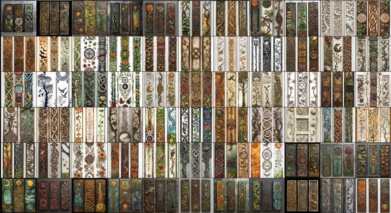 337 High-res Digital Celtic Tiles Bookmarks Borders Images Commercial ...