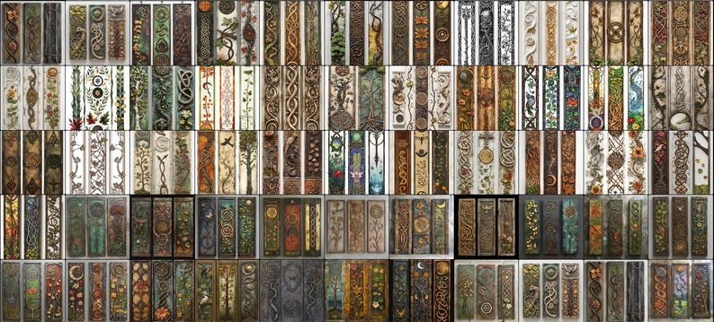 337 High-res Digital Celtic Tiles Bookmarks Borders Images Commercial ...
