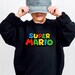 Super Mario Sweatshirt, Mario Graphic Crewneck, Super Mario Hoodie ...