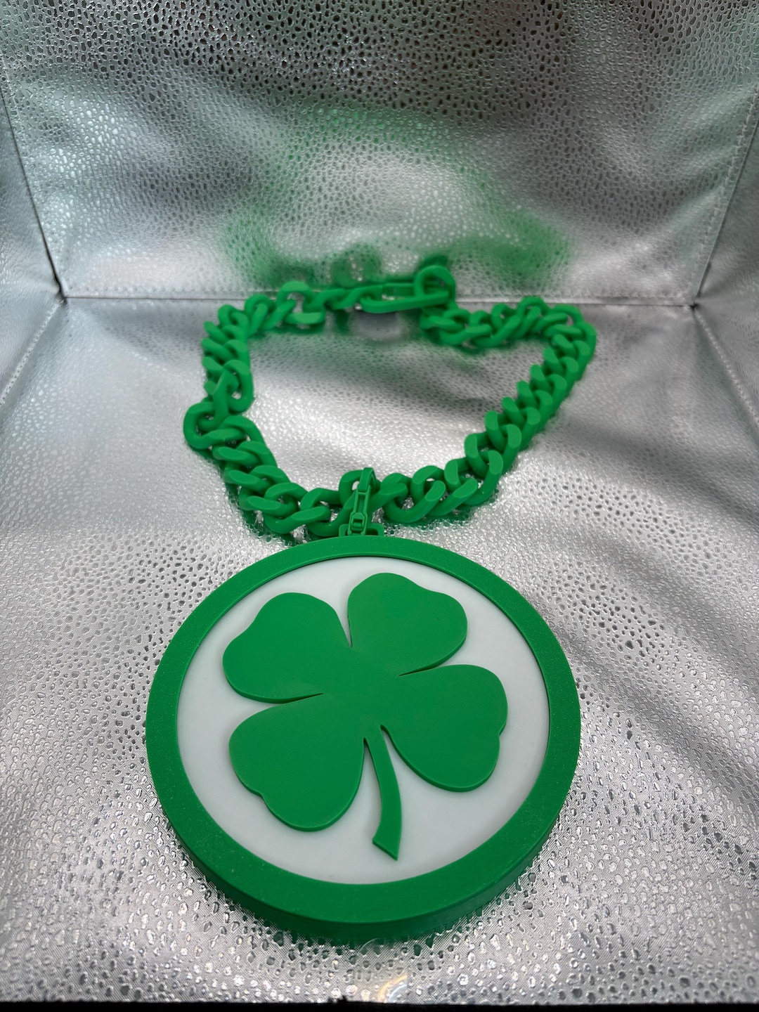 3D Printed 4 Leaf Clover Spinner Chain for St. Patty's Day - Etsy