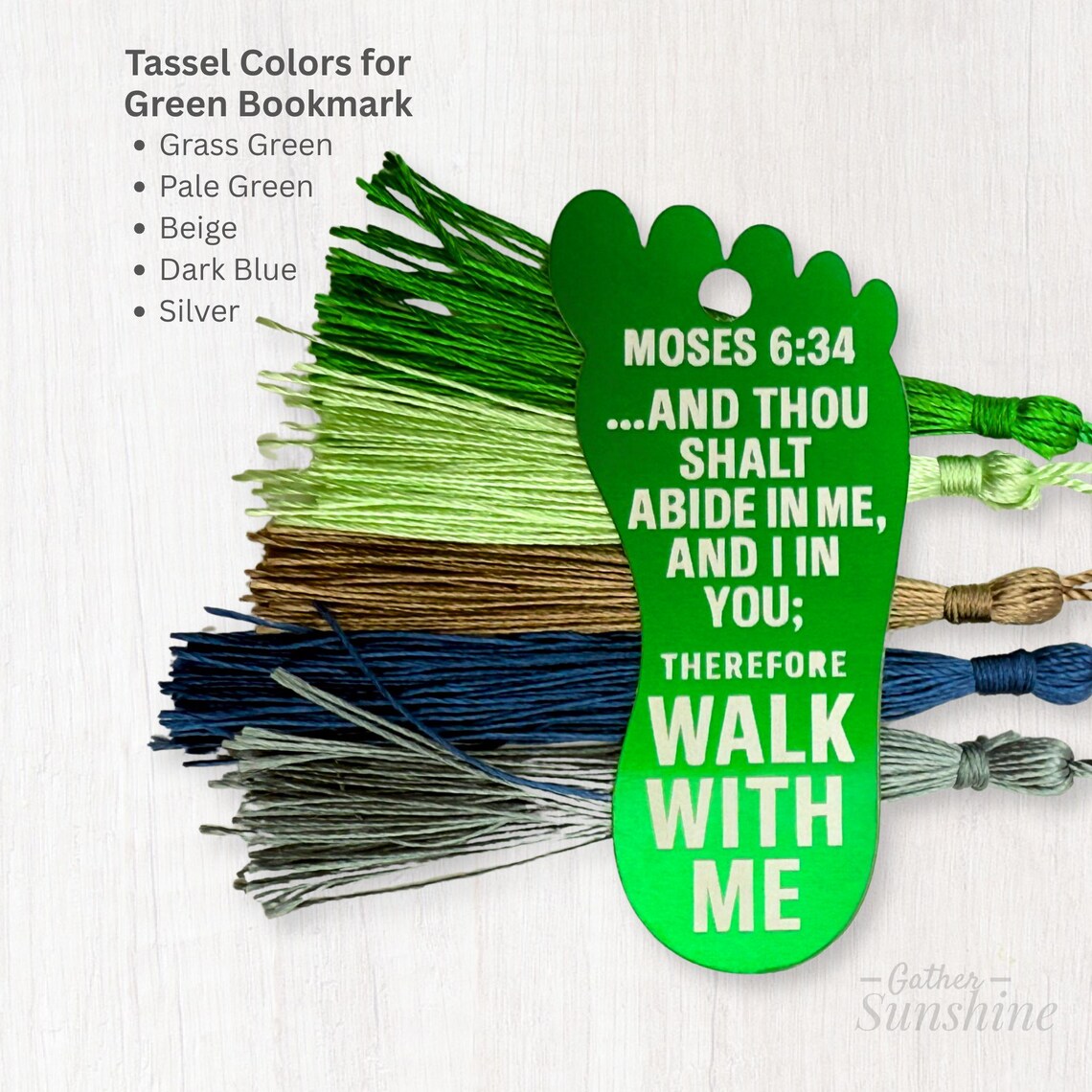 Walk With Me Bookmark - Moses 6:34 - Etsy