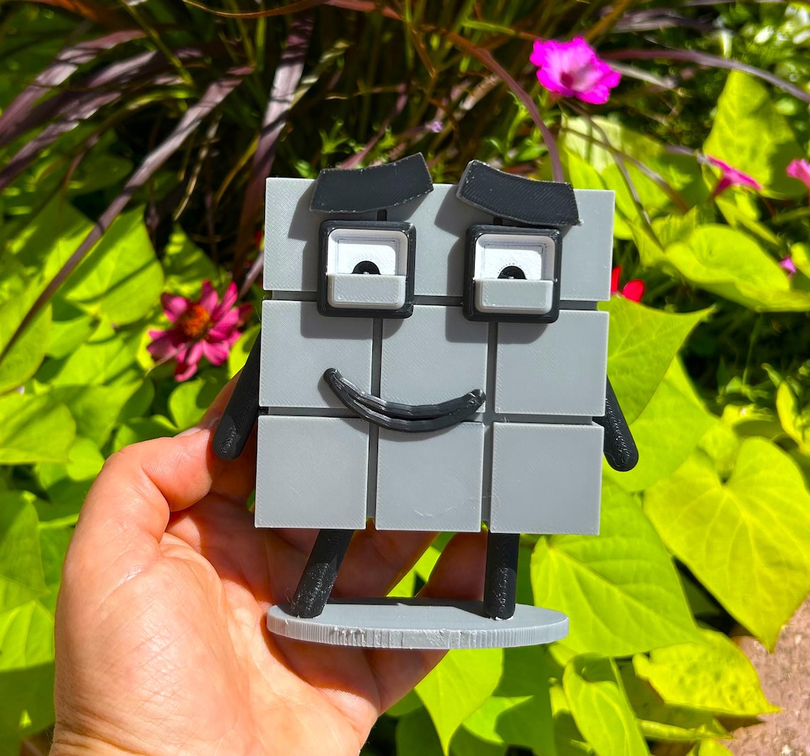 3D Printed Inspired Numberblocks 9 and 10 Fidget Toys Cute Preschool ...