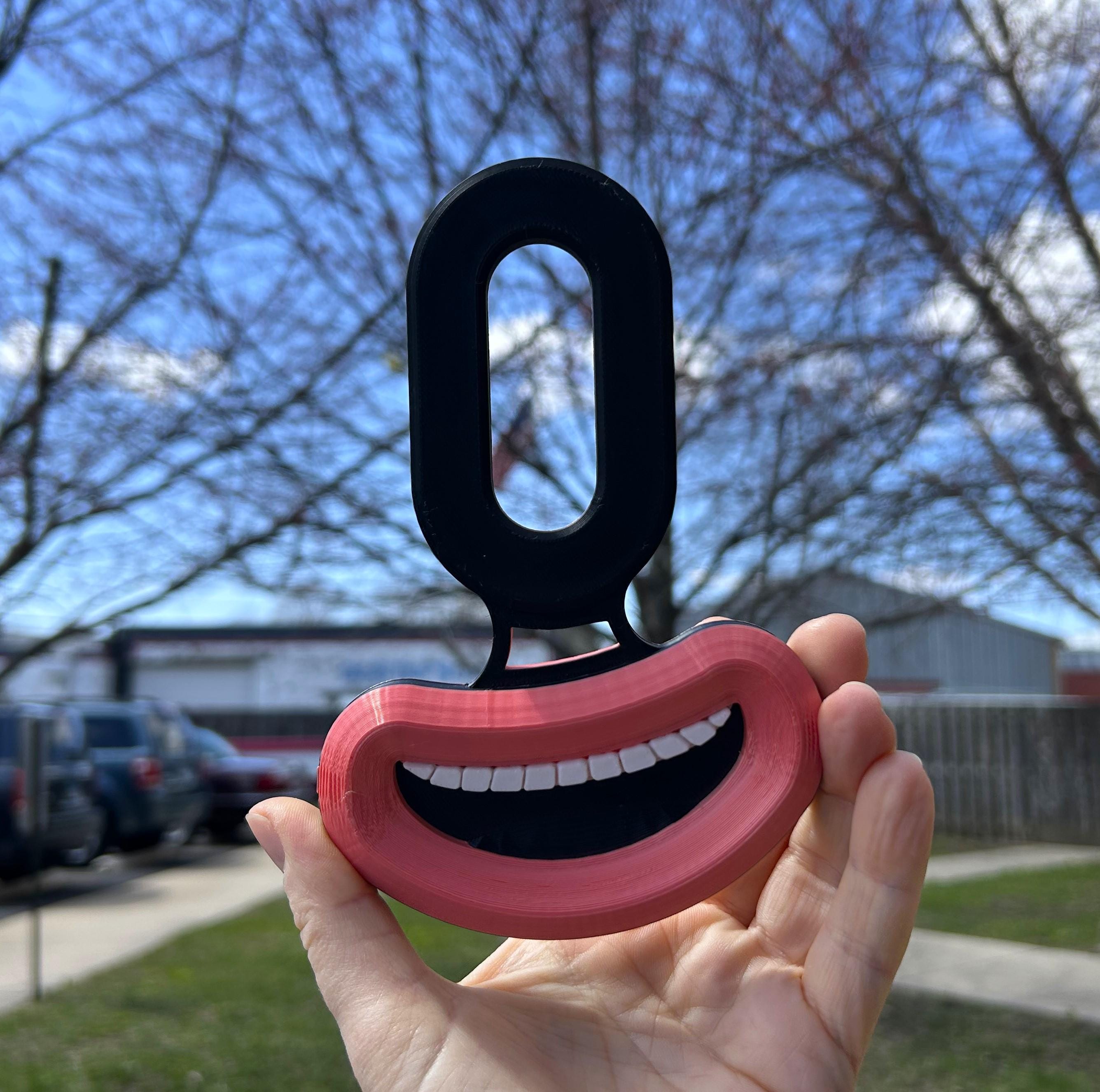 3D Printed Inspired Numberblock 0 Fidget Toy Zero Cute Preschool ...