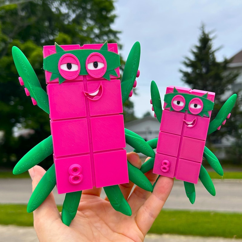 Christmas Number Blocks - Etsy