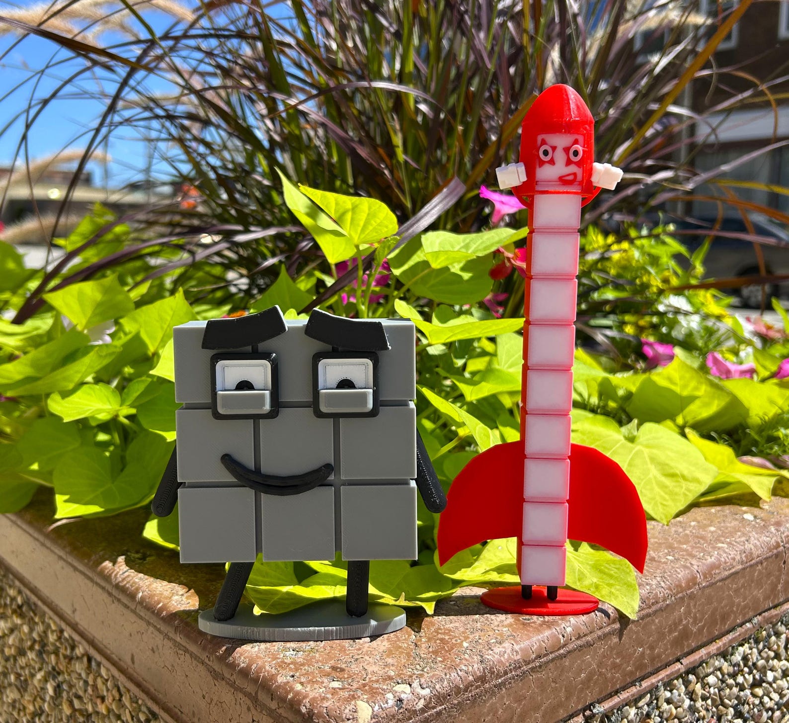 3D Printed Inspired Numberblocks 9 and 10 Fidget Toys Cute Preschool ...