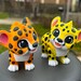 Articulating 3D Printed Baby Cheetah Fidget Anxiety Toy Ornament ...