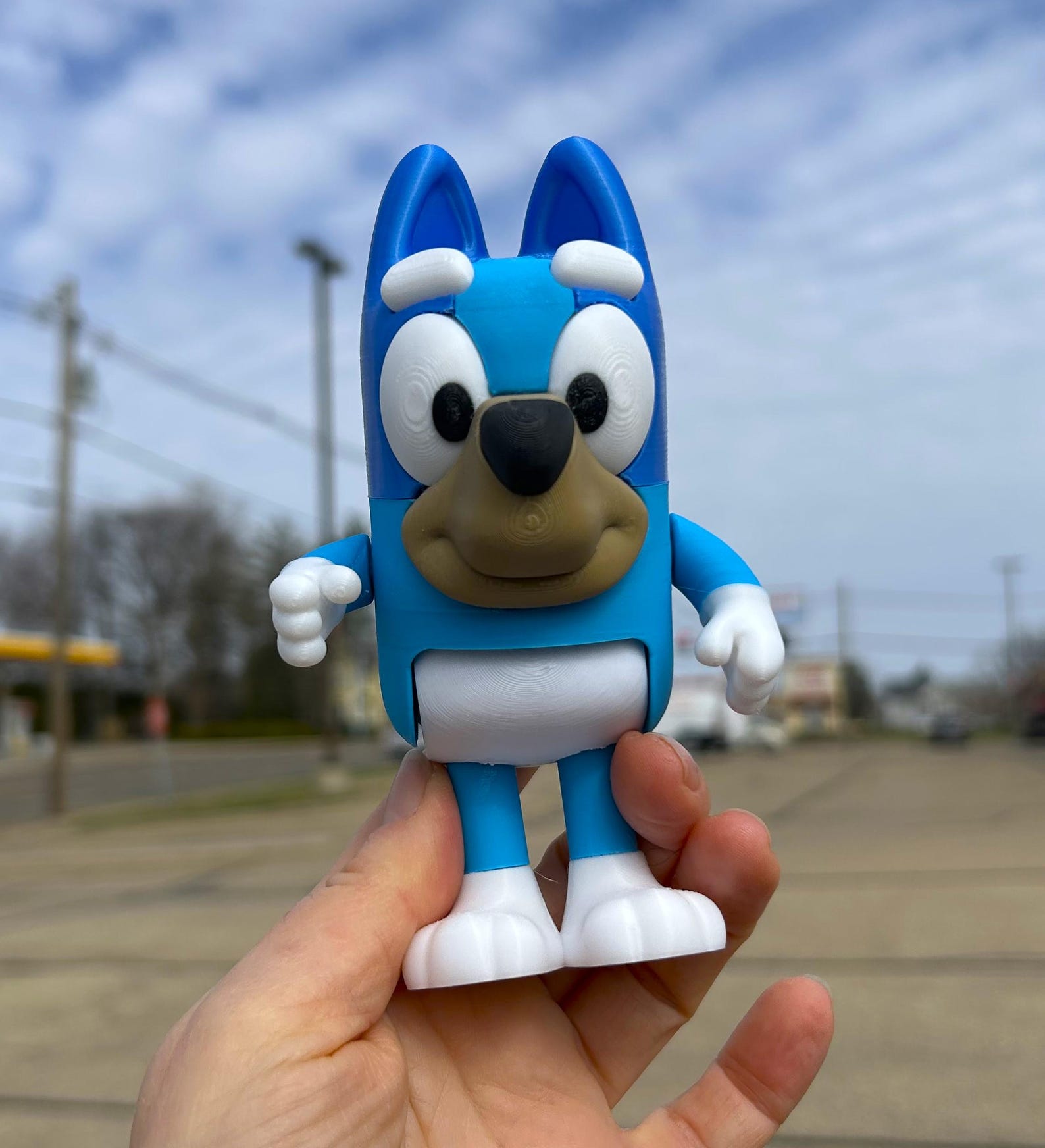 3D Printed Inspired Bluey Bingo Sister Fidget Toys Cute Preschool ...