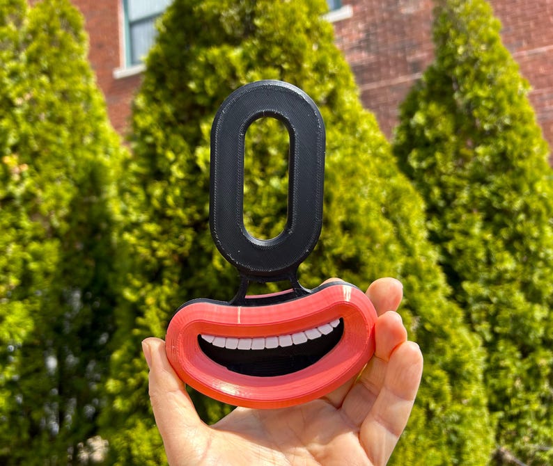 3D Printed Inspired Numberblock 0 Fidget Toy Zero Cute Preschool ...