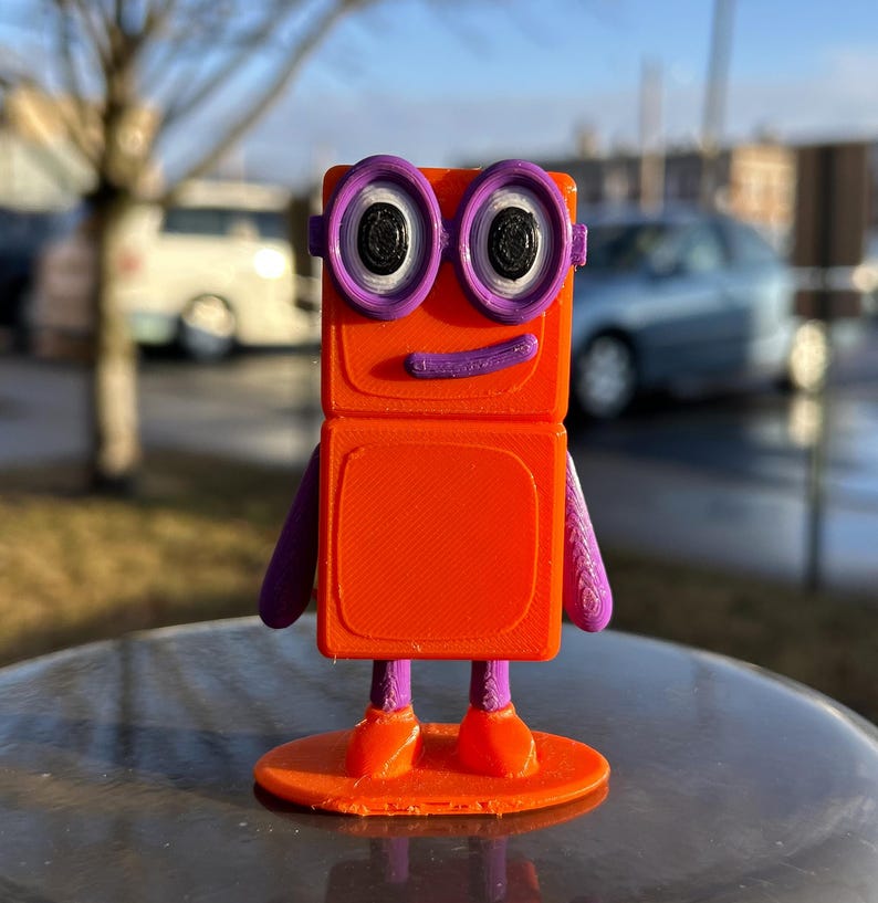 3D Printed Inspired Numberblocks 1 to 5 Fidget Toys Cute Preschool ...