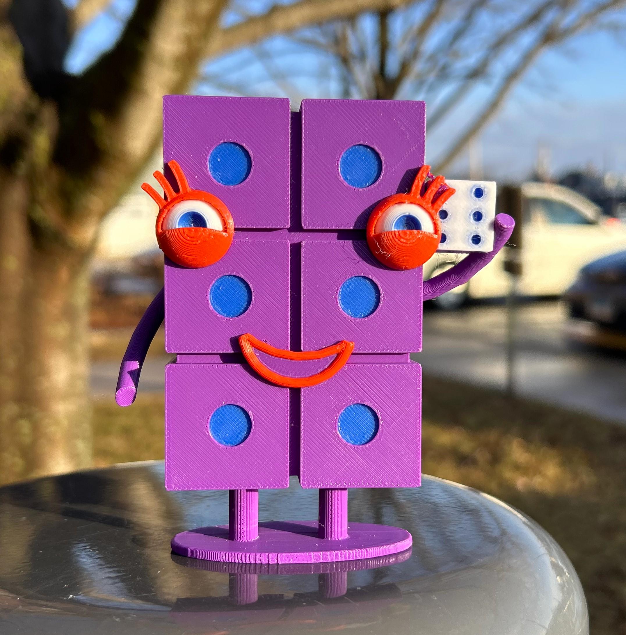 3D Printed Inspired Numberblocks 6 & 8 Fidget Toys Cute Preschool ...