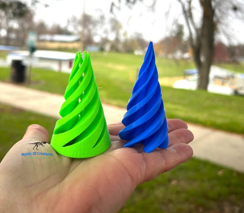 3D Printed Fidget Anxiety Toy Whispering Vortex Impossible Passthrough ...