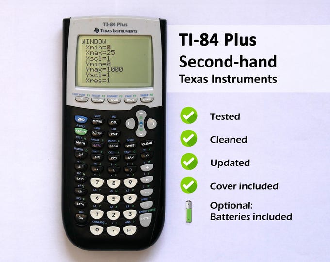 Texas Instruments TI-84 Plus, Graphic School Calculator Used, Second ...