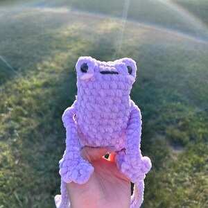 Large Leggy Frog Amigurumi Crochet Plush Handmade Cute Weird Toy - Etsy