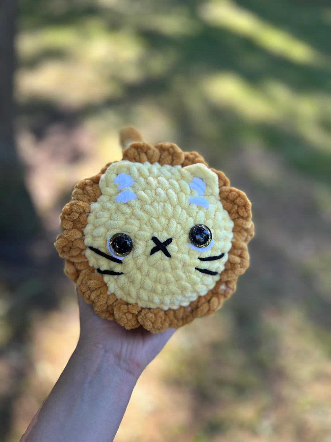 Lion Crochet Amigurumi Cute Loaf Cat Plush Toy Handmade - Etsy