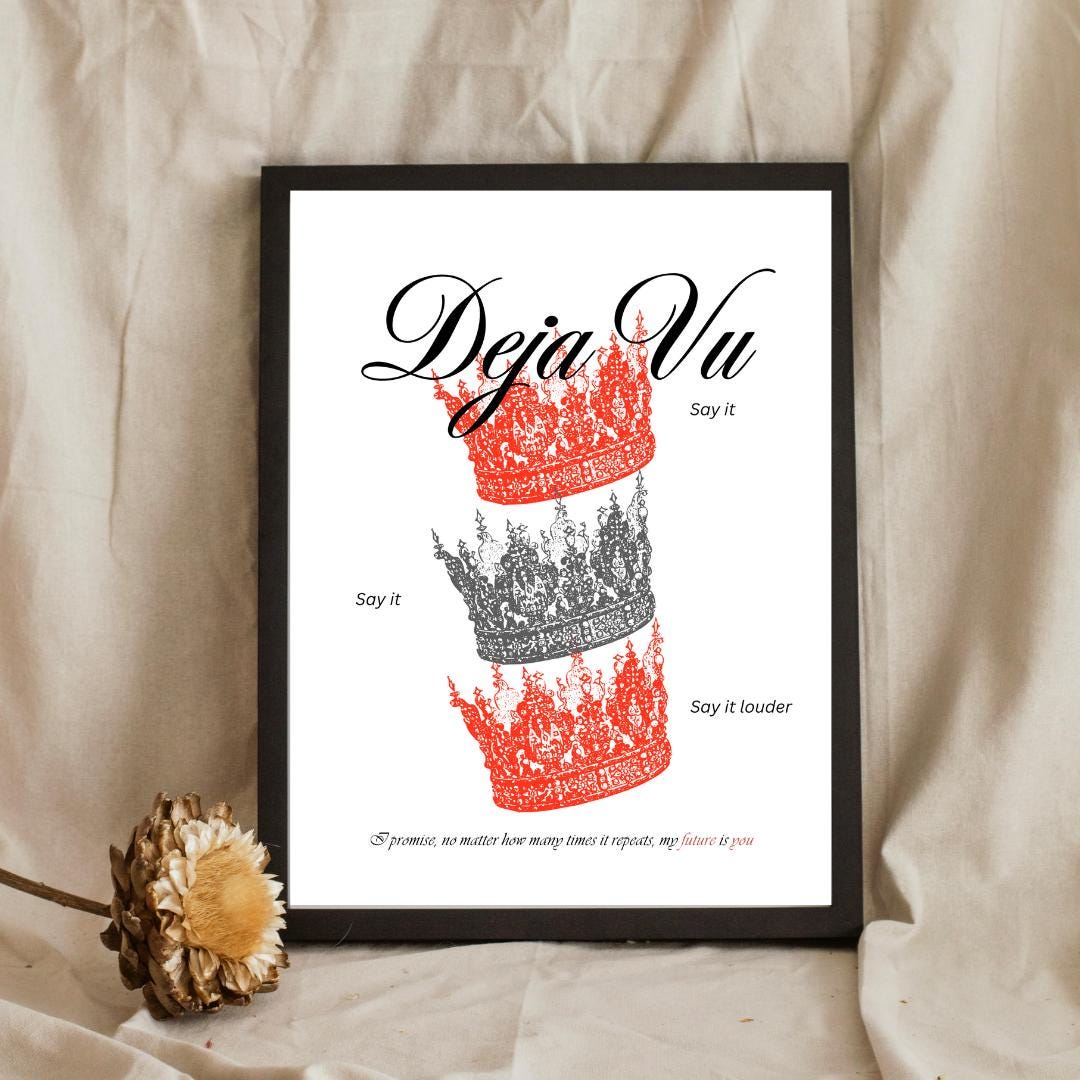Deja Vu TXT Inspired Art Print | Digital Product | A3 A4 A5 Sizes - Etsy