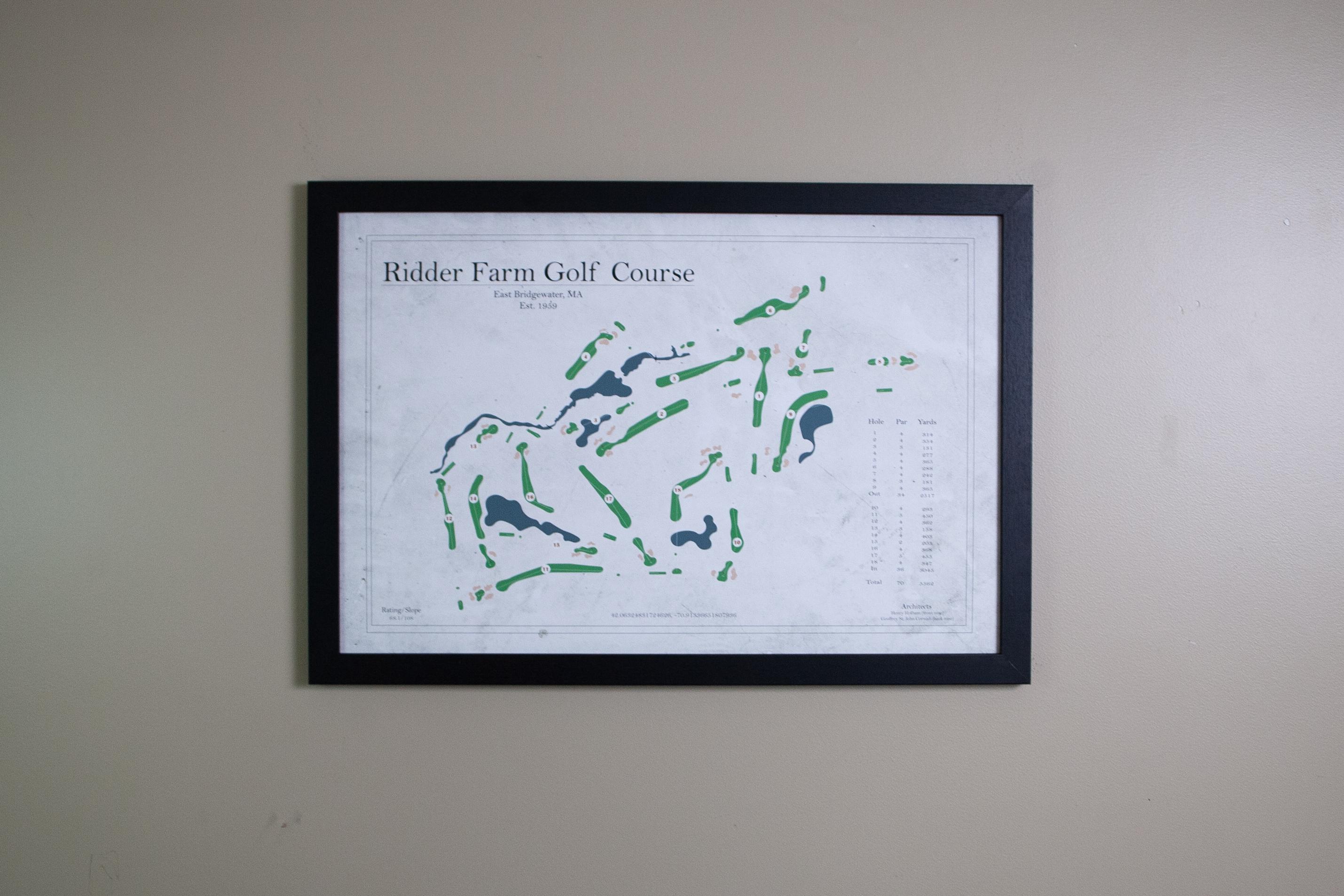 Custom Golf Course Map – Personalized 24x16” Map of Any Course ...
