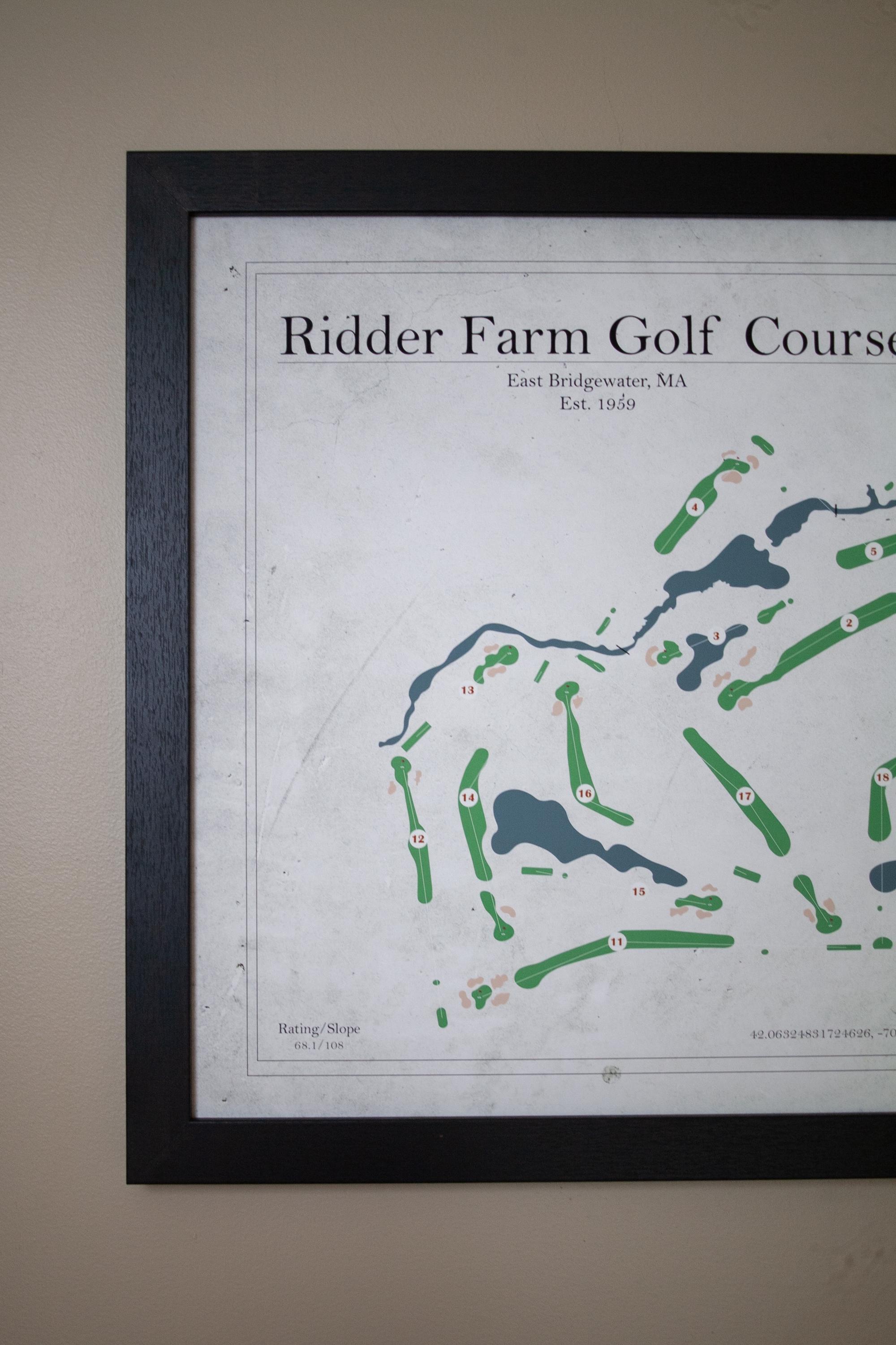 Custom Golf Course Map – Personalized 24x16” Map of Any Course ...