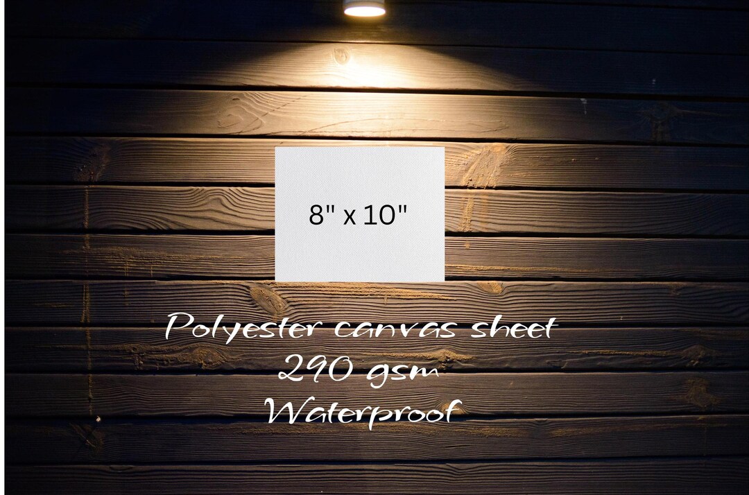 8"x10" Polyester Art Canvas Blanks Flat Unstretched Polyester Canvas ...