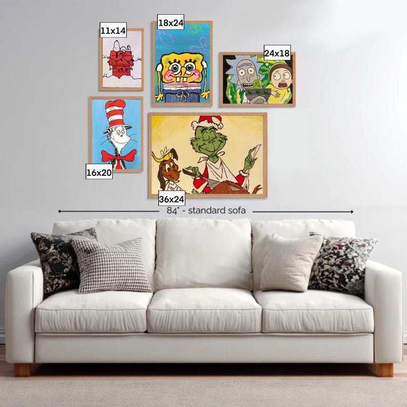 Adventure Time Christmas Hand-painted Art Print | What Time is It ...