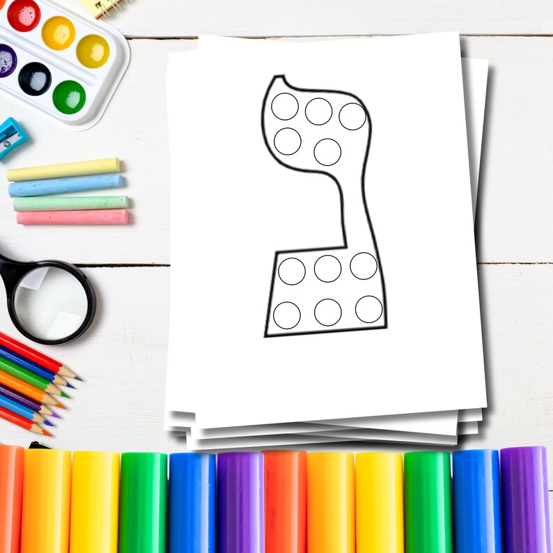 Hebrew Letter Dot Coloring Pages: Jewish Alphabet Learning - Etsy